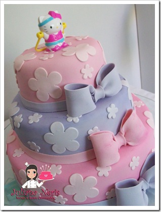 Juliana Neris - Bolos Decorados: Bolo da Hello Kitty